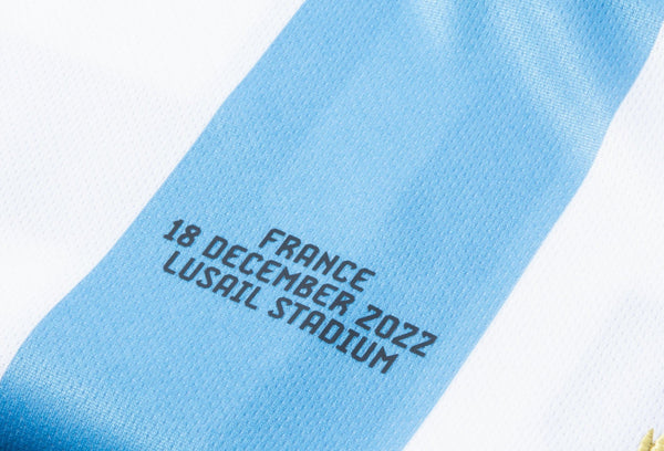 ADIDAS LIONEL MESSI ARGENTINA AUTHENTIC MATCH HOME JERSEY FINAL GAME F ...