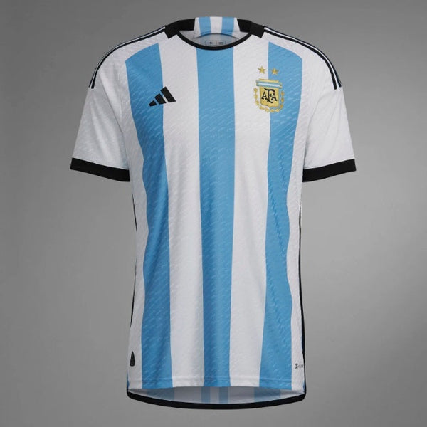ADIDAS LIONEL MESSI ARGENTINA AUTHENTIC MATCH HOME JERSEY FINAL GAME F ...
